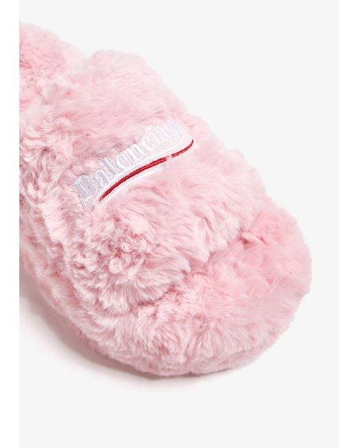 Balenciaga Political Platform Slides in Pink | Lyst