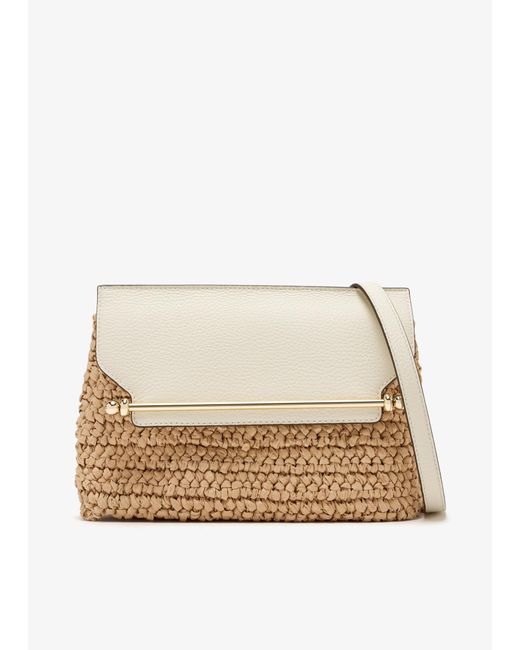 Strathberry Stylist Raffia Bag in Natural | Lyst