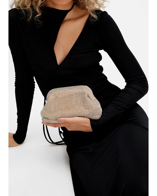 Loeffler Randall Doreen Frame Clutch in Natural | Lyst