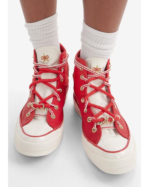 Converse Chuck 70 'Year Of The Snake' Sneakers in Red | Lyst