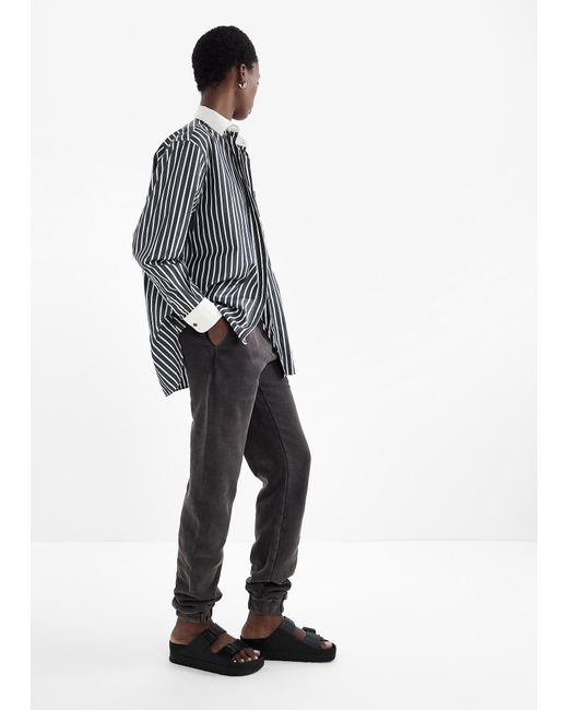 Birkenstock Arizona Pap Flex Narrow-Width Platform Sandals in Black | Lyst