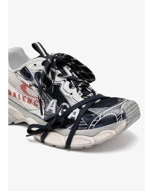 Balenciaga 3Xl Split Logo Sneakers in White for Men | Lyst