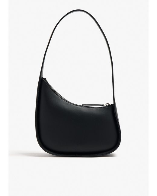 The Row Half Moon Bag in Black | Lyst