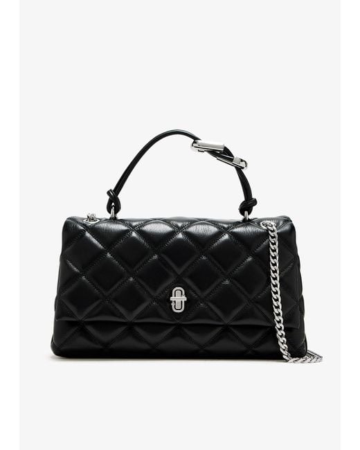 Marc Jacobs The Quilted Dual Convertible Shoulder Bag in Black | Lyst