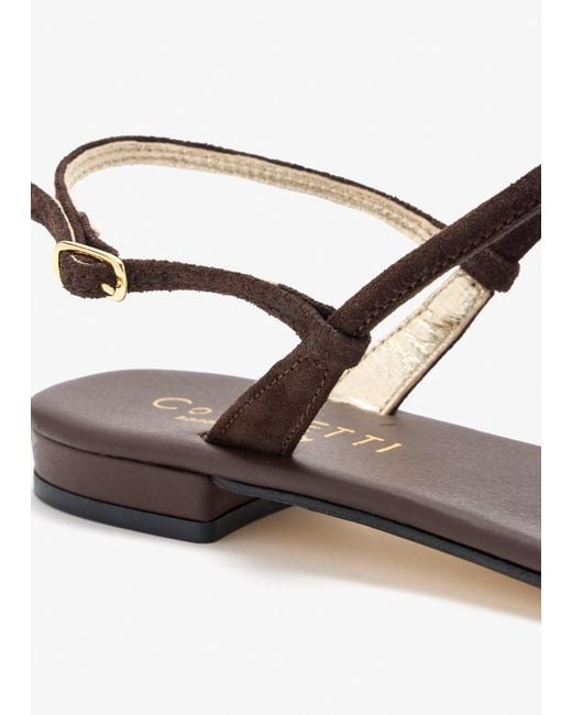 Cornetti Sara Sandals in Brown | Lyst