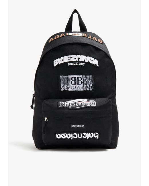Balenciaga Explorer Backpack in Black for Men | Lyst