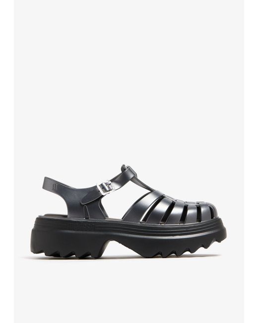 Melissa Possession Ii Platform Sandals in Black | Lyst