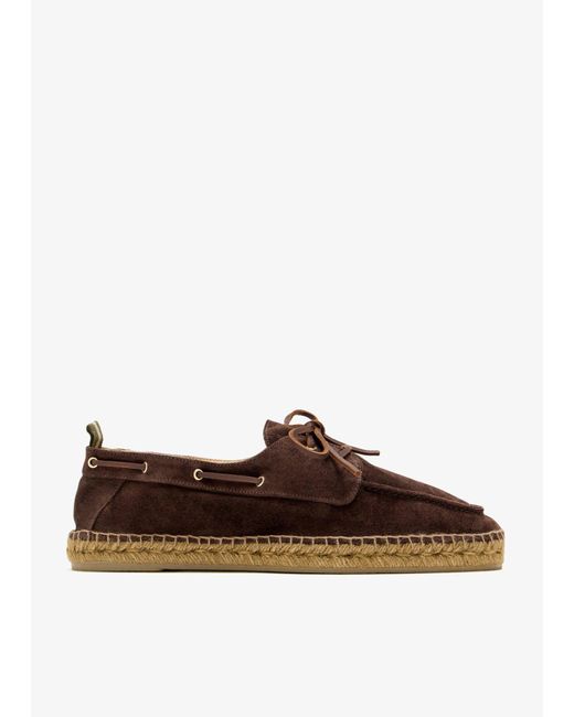 Castañer Nemo Boat Shoes in Brown for Men | Lyst
