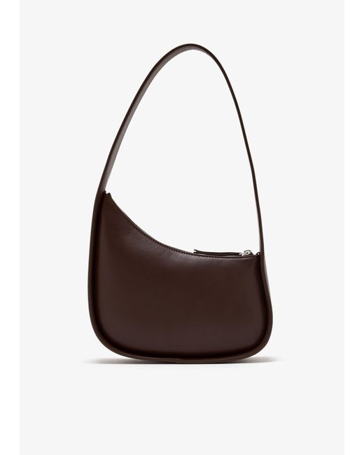 The Row Half Moon Bag in Brown | Lyst