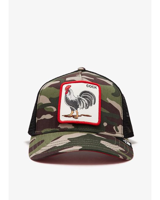 Goorin Bros Rooster Camo Trucker Cap in Green for Men | Lyst