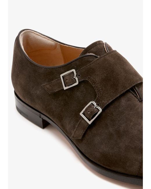 Berluti Demesure Flex Double Monk Strap Shoes in Brown for Men | Lyst