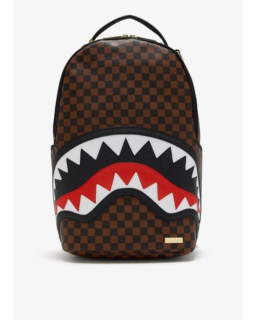 Sprayground Sawtooth Sip Dlxsv Backpack in Red for Men | Lyst