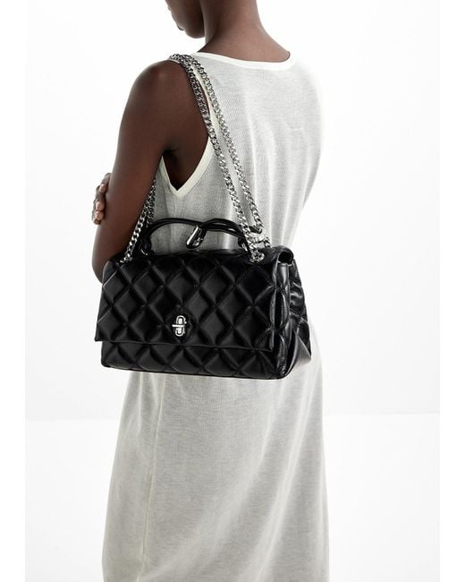 Marc Jacobs The Quilted Dual Convertible Shoulder Bag in Black | Lyst