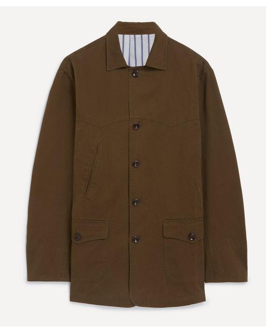 Carter Young Chicago Chore Jacket in Brown for Men | Lyst