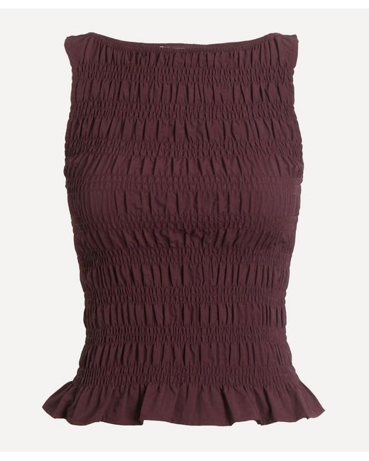 Peachy Den Deba Top in Purple | Lyst UK