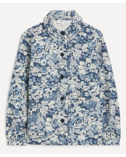 Liberty Tana Reborn Chore Jacket in Blue | Lyst