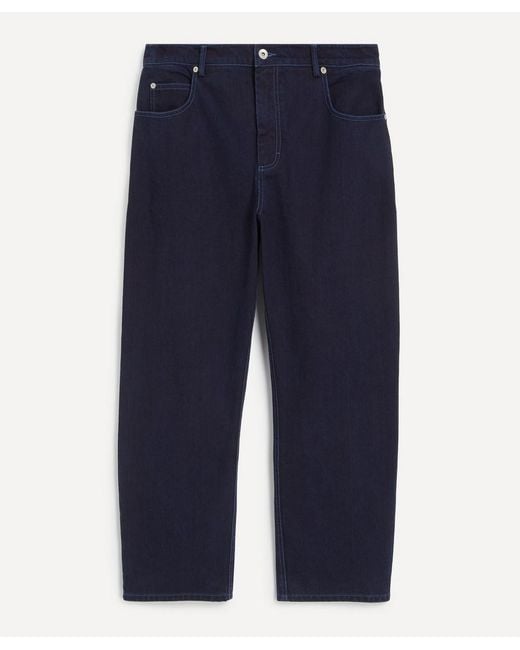 Folk Deep Slub Barrel Leg Jeans in Blue for Men | Lyst