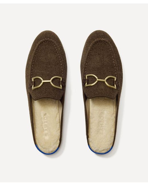 Rothy's Cozy Bit Loafer Mules in Brown | Lyst