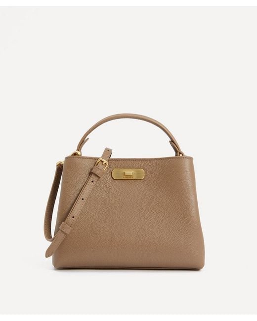 Liberty Burlington Mini Top Handle Bag Luxury Gift in Natural | Lyst