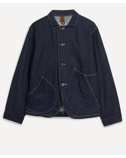 Kapital Denim Ringoman Coverall Jacket in Blue for Men | Lyst
