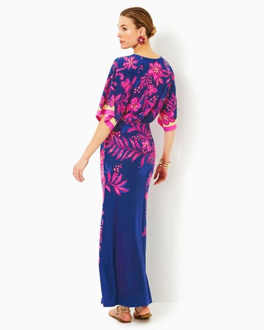 Lilly Pulitzer Adalyn Maxi Dress in Purple | Lyst