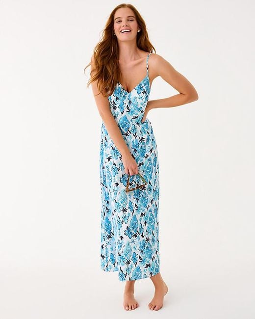 Lilly Pulitzer Ramsey V-neck Maxi Dress in Blue | Lyst
