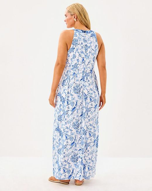 Lilly Pulitzer Carmilla Maxi Dress in Blue | Lyst