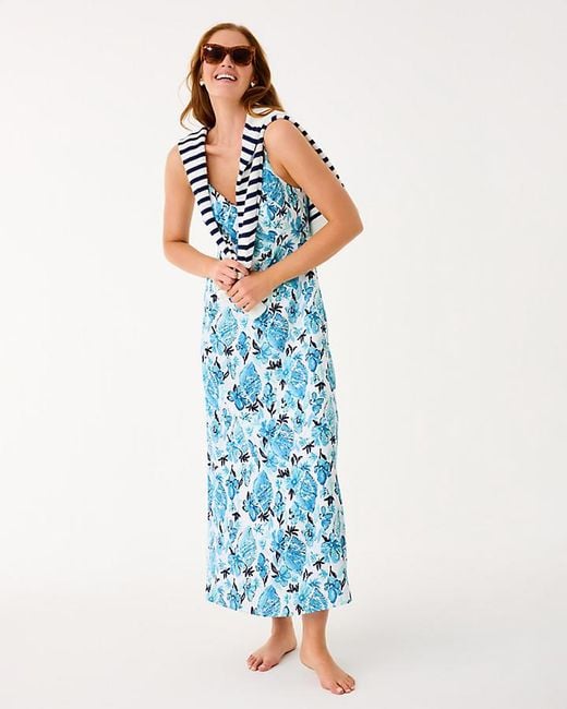 Lilly Pulitzer Ramsey V-neck Maxi Dress in Blue | Lyst
