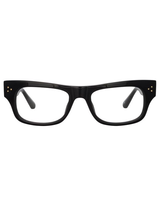 Linda Farrow Falck Rectangular Optical Frame in Black for Men | Lyst