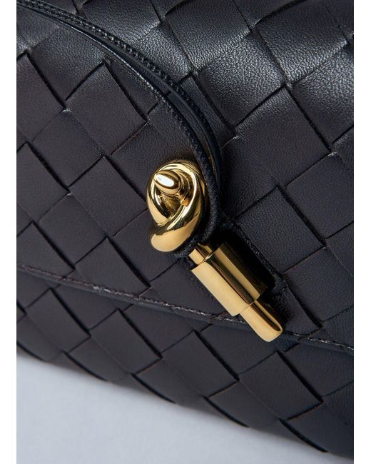 Bottega Veneta Crossbody Andiamo Bag in Blue | Lyst