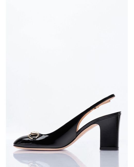 Gucci Horsebit Pumps in Black | Lyst