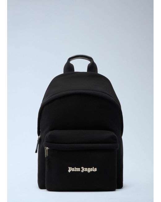 Palm Angels Classic Logo Backpack in Black for Men | Lyst UK