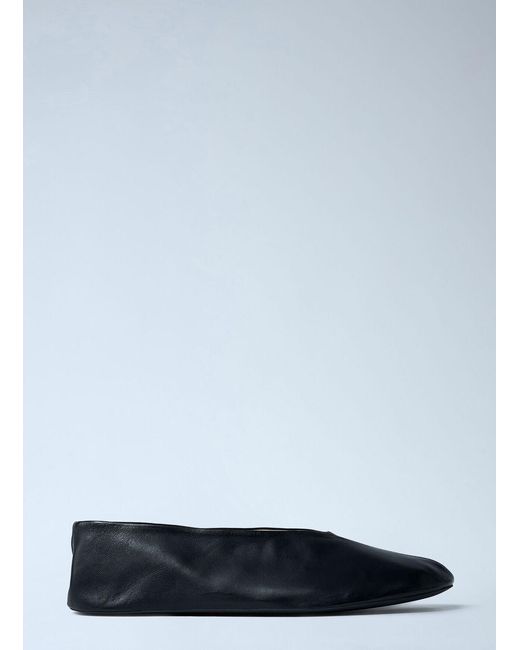 The Row Stella Flats in Black | Lyst