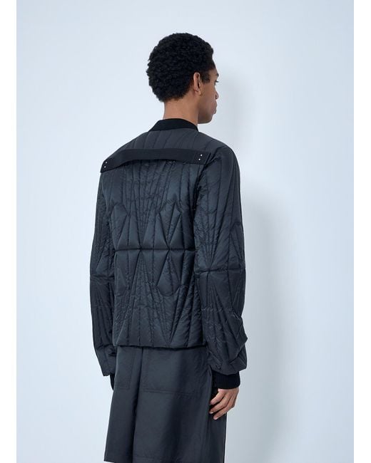 Moncler Geocamo Flight Bomber Jacket in Blue | Lyst UK