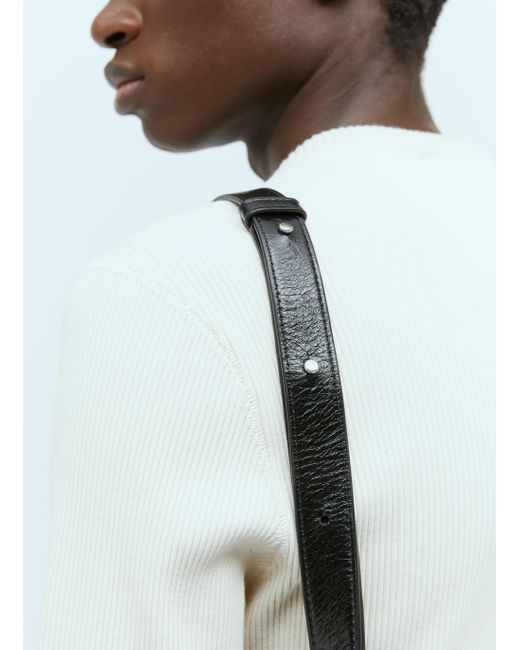 Bottega Veneta Rumple Messenger Bag in White for Men | Lyst