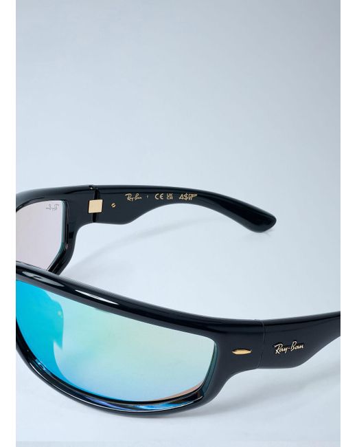 A$AP Rocky X Ray-Ban Ultra Wrap 003 Sunglasses in Blue | Lyst