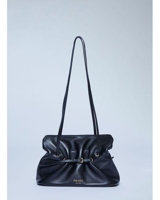 Prada Small Dada Shoulder Bag in Blue | Lyst UK