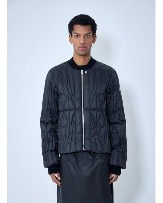 Moncler Geocamo Flight Bomber Jacket in Blue | Lyst UK