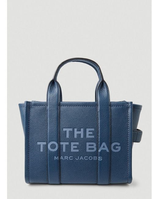 Marc Jacobs Leather Mini Tote Bag in Blue | Lyst Marc Jacobs Leather Mini Tote Bag in Blue | Lyst
