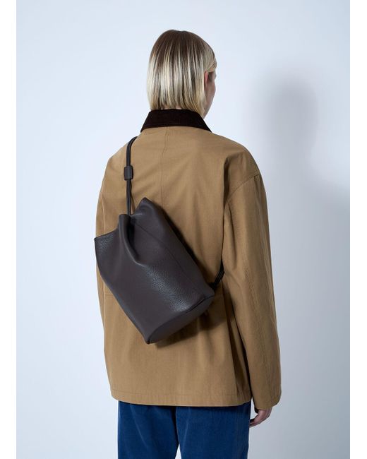 The Row Joe Leather Backpack in Blue | Lyst