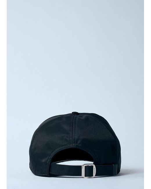 Gucci Logo Motif Baseball Cap in Blue for Men | Lyst