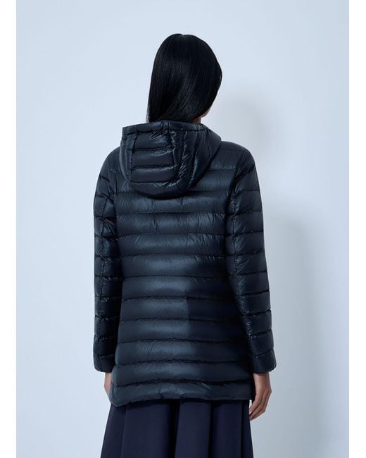 Moncler Jasmin Short Parka Jacket in Blue | Lyst UK