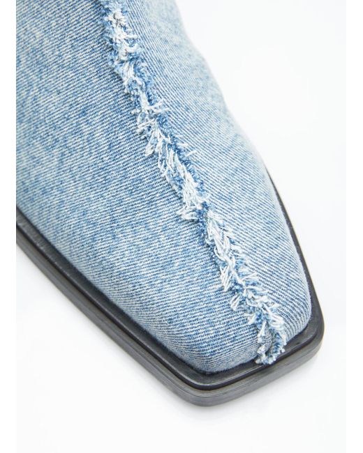 Y. Project Denim Ankle Boots in Blue for Men | Lyst