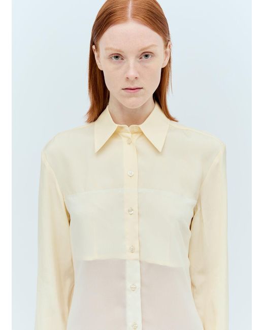 Sportmax Double-layer Shirt in White | Lyst