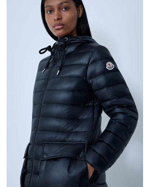 Moncler Jasmin Short Parka Jacket in Blue | Lyst UK