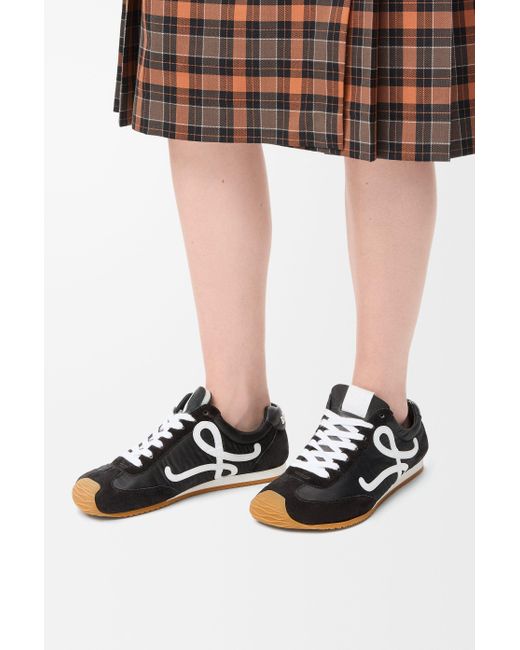 Loewe Luxury Ballet Runner 2.0 In Nylon And Calfskin in White | Lyst