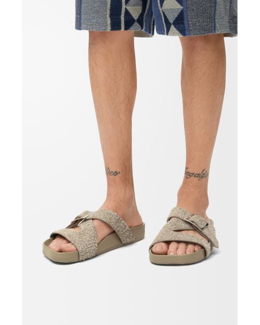 Loewe Ease Buckle Slide in Blue for Men | Lyst