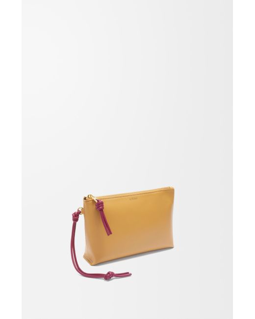Loewe Knot T Pouch In Shiny Nappa Calfskin | Lyst