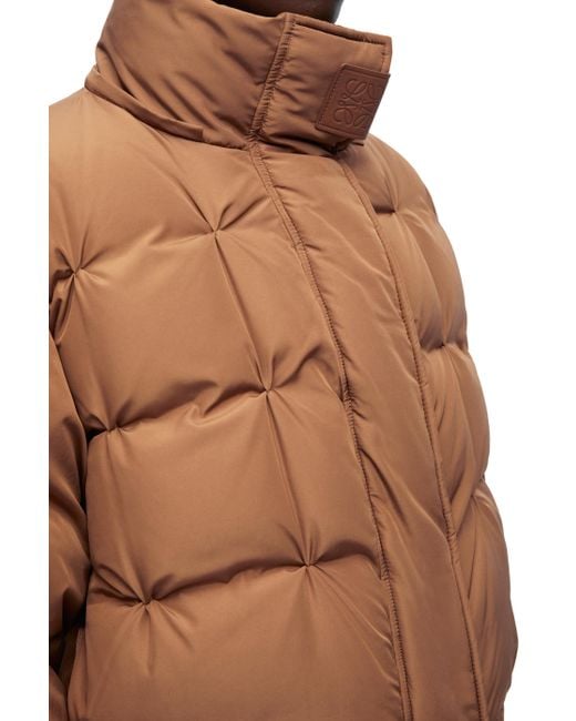 Loewe Luxury Puffer Jacket In Nylon in Brown | Lyst UK