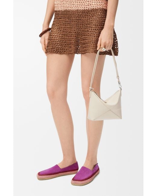 Loewe Puzzle Fold Pouch in White | Lyst